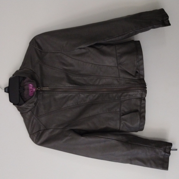 Aqua | Jackets & Coats | Aqua Faux Leather Jacket | Poshmark